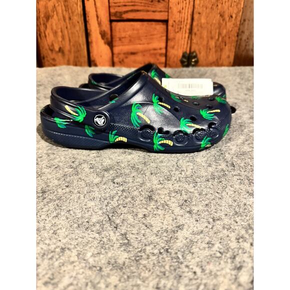 CROCS | Shoes | Crocs Womens Mens 8 Baya Tropical Palm Tree Summer ...